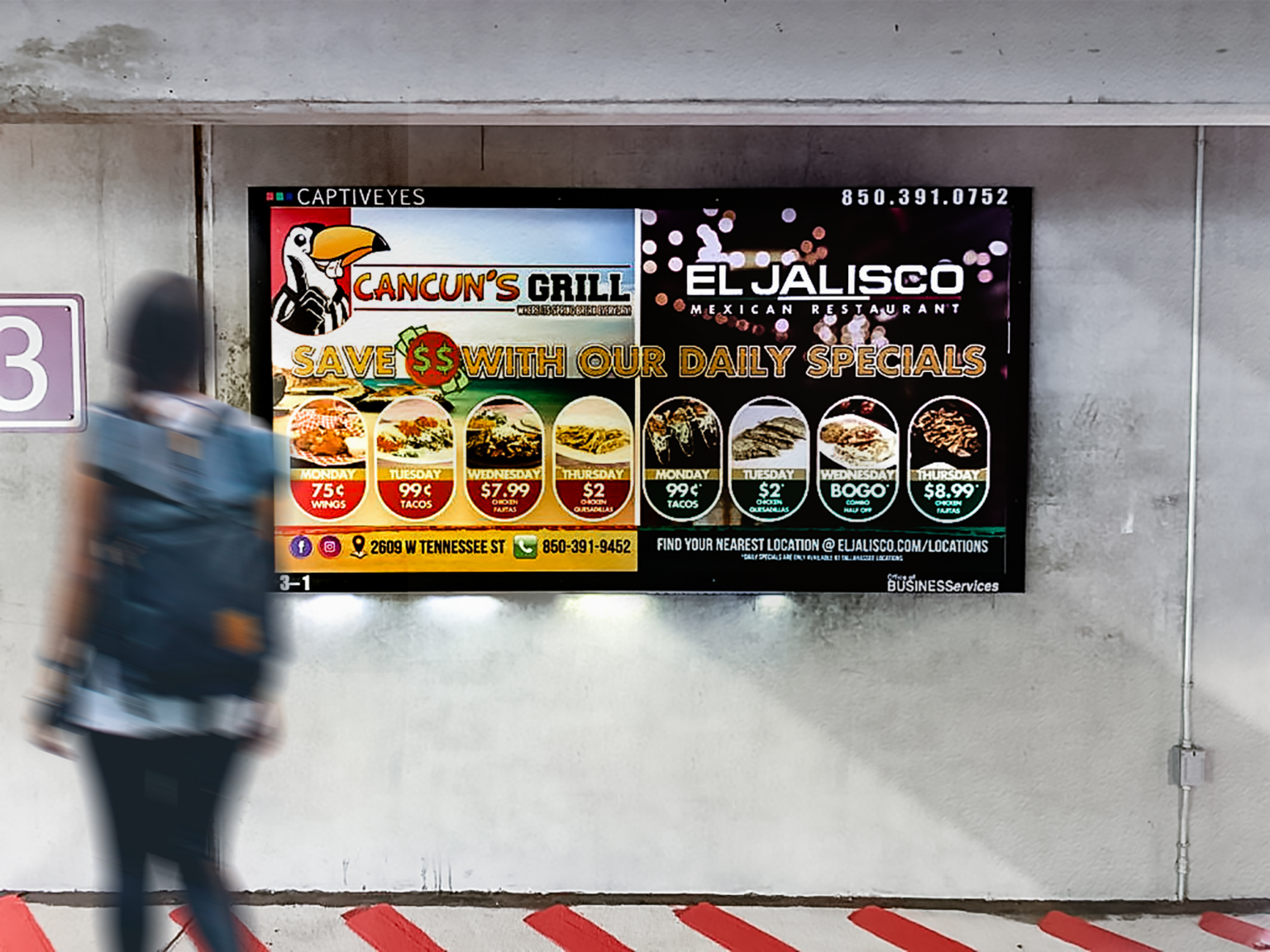 Parking Garage Billboard Advertising | Campus Advertising